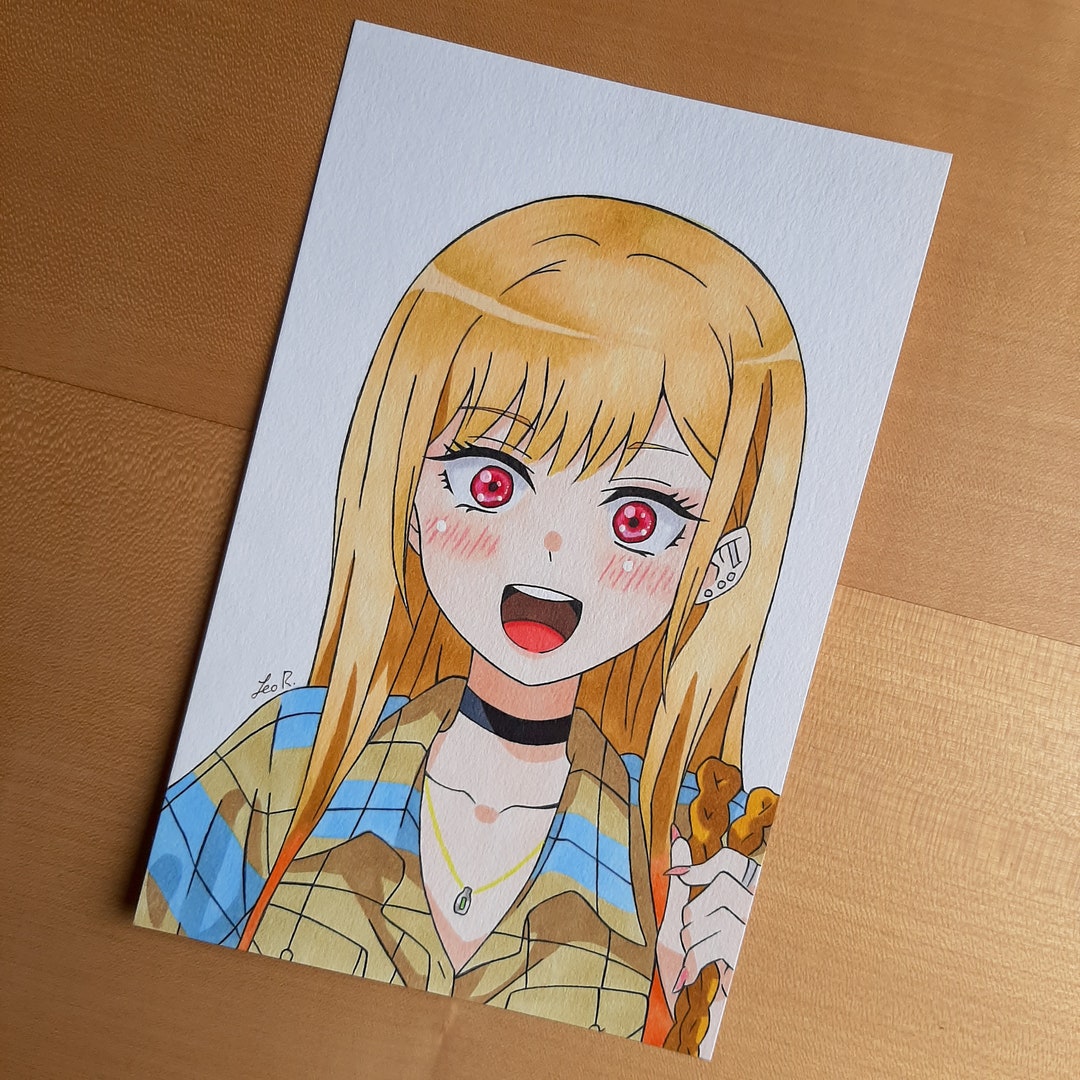 Anime Fanart / Original Drawing / Paper / Cosplay - Etsy