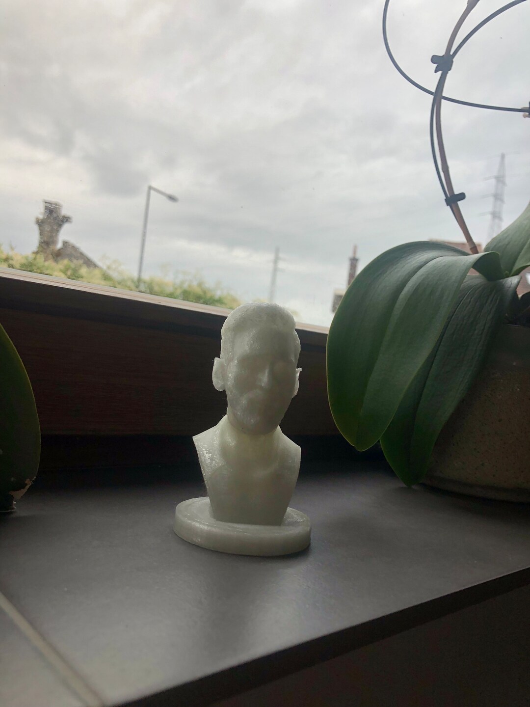 3D Printed Messi Head Stand for Football Players Soccer Players Gift ...