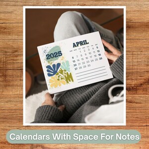 Retro Abstract Flower 2025 Monthly Calendar Bundle Floral Botanical 12 ...