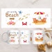 Beach Themed Mug Designs, Beach House Mug, Gift for Mother, Wraparound ...