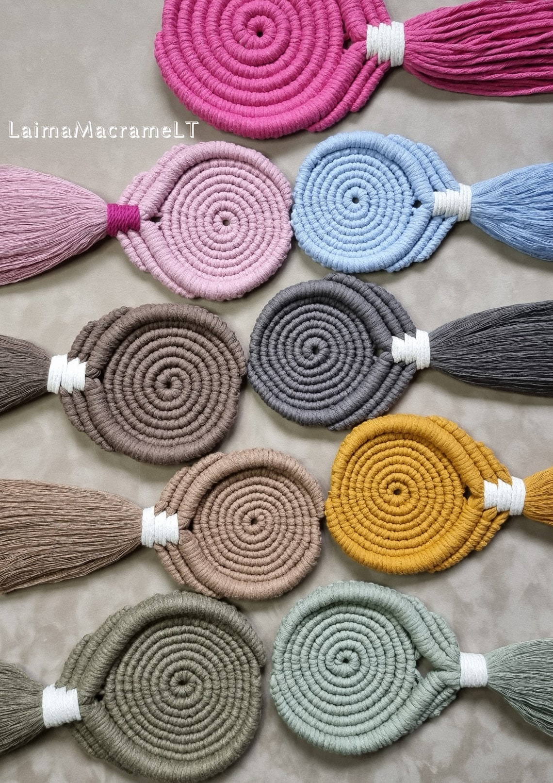 Macrame Handmade, Modern Macrame Decor, Bohemian Wall Hanging, Cotton ...