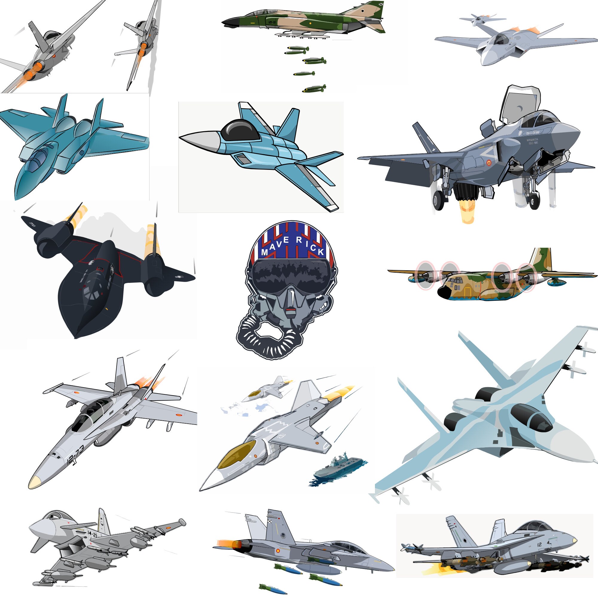 20jet Fighter PNG-SVG Clipart,air Force Fighter Supersonic Jet ...