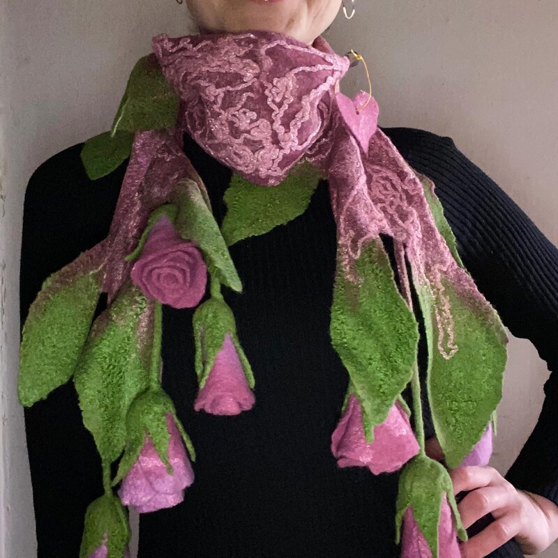 Felted Scarf - Etsy