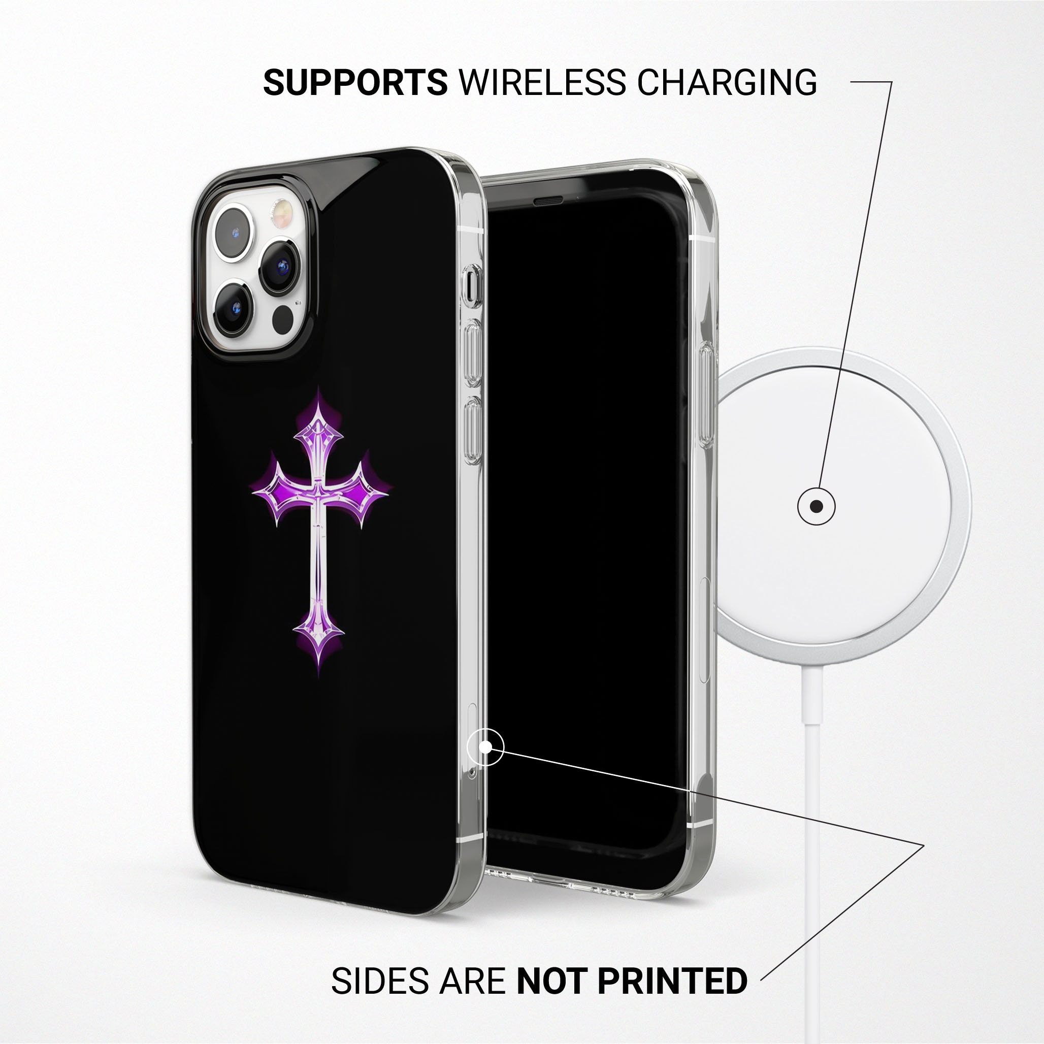 Chrome Hearts Gothic Y2K Cross iPhone Case, Fits Samsung S24 Ultra S23 ...