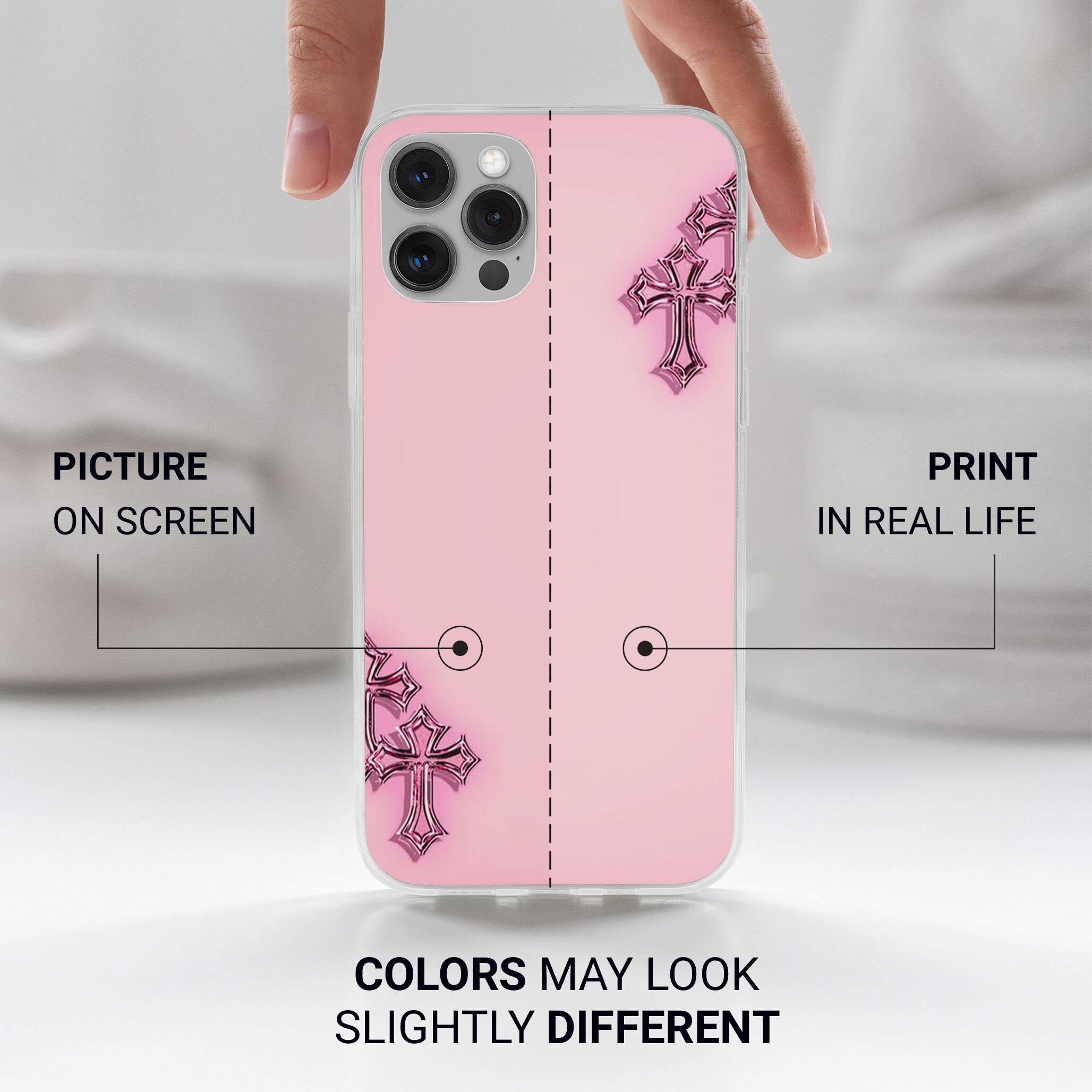 Chrome Hearts Gothic Y2K Cross iPhone Case, Fits Samsung S24 Ultra S23 ...