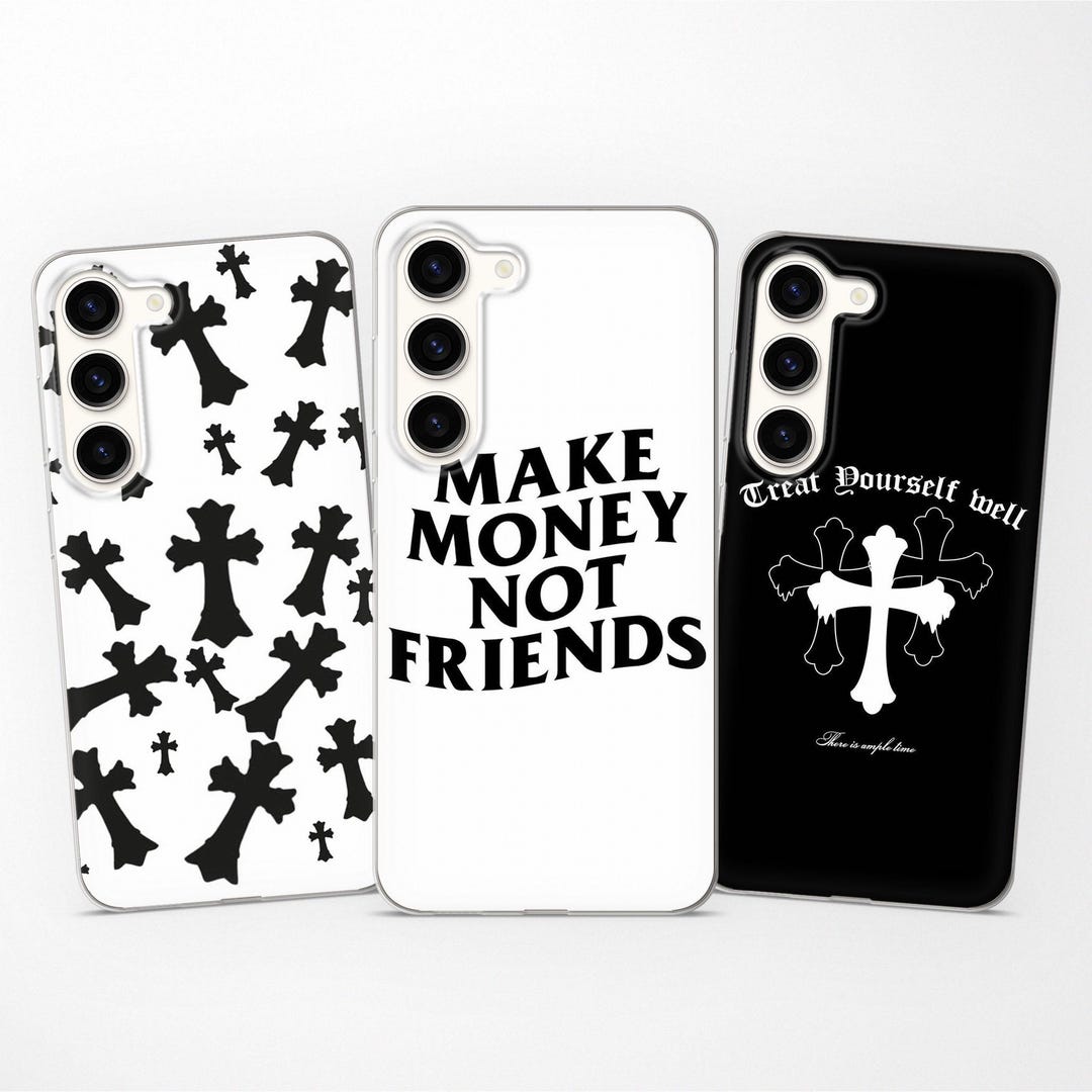 Chrome Hearts Gothic Y2K Cross iPhone Case, Fits Samsung S24 Ultra S23 ...