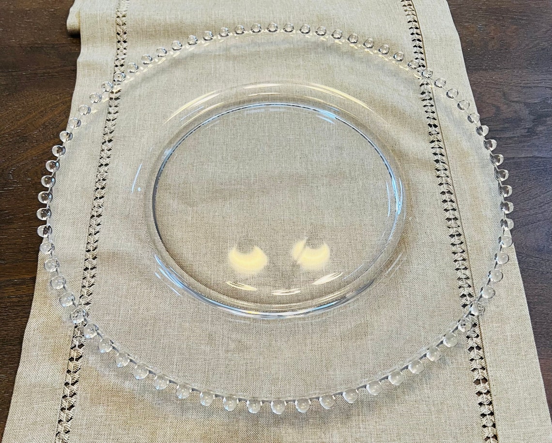 Vintage Candlewick Platter - Etsy