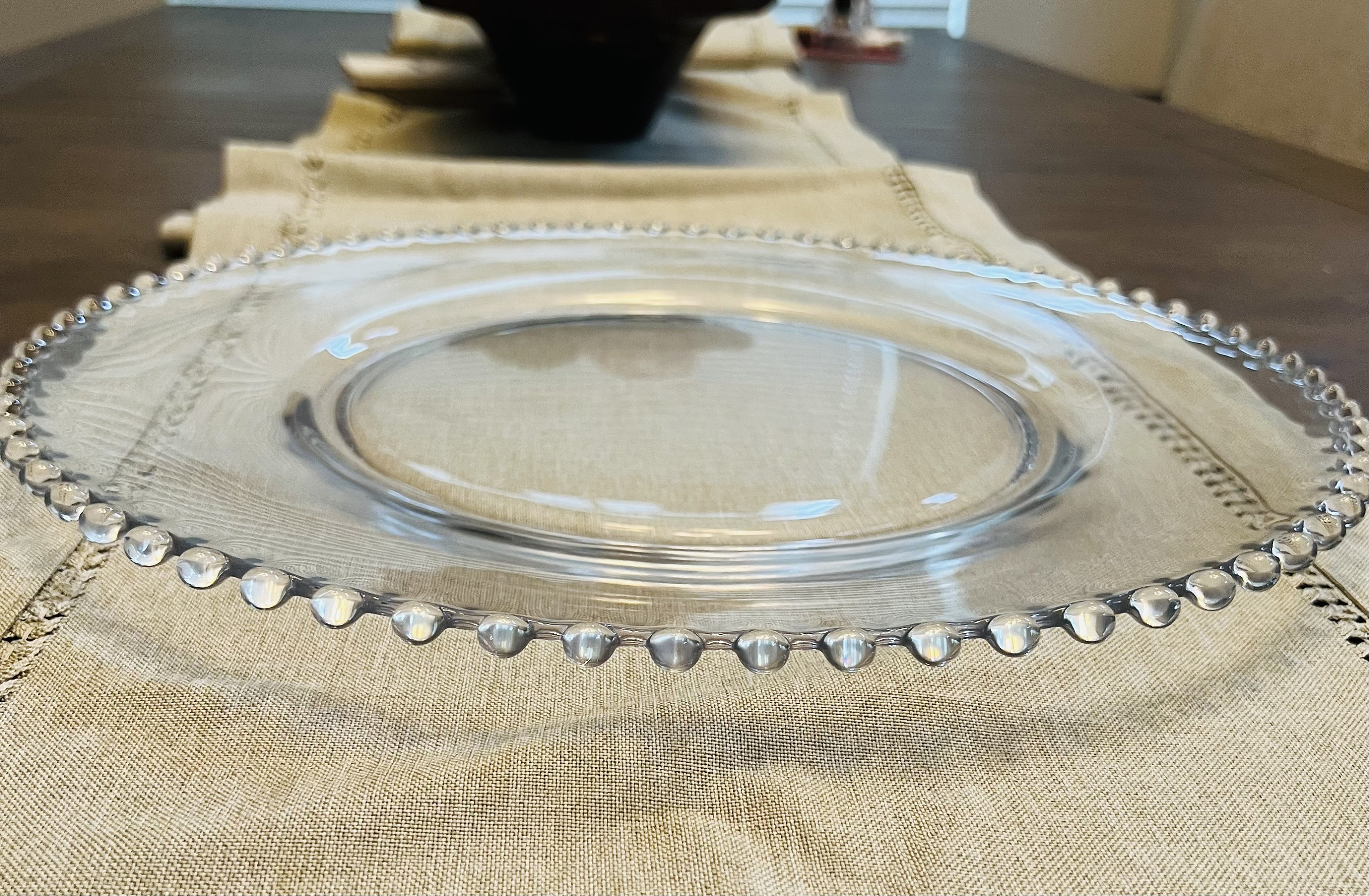 Vintage Candlewick Platter - Etsy