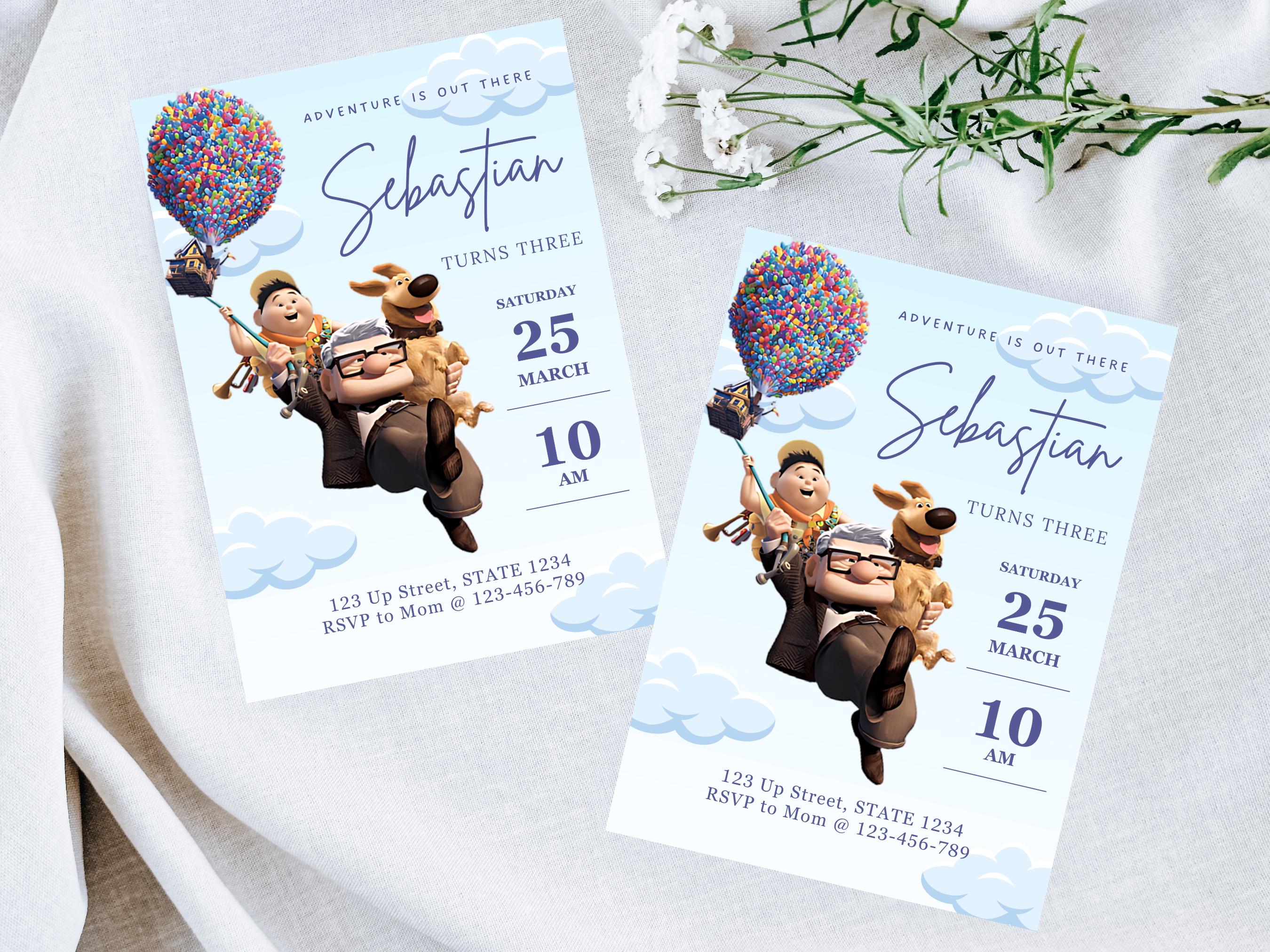 Up Invitation | Digital Download | Editable Invitation Printable ...