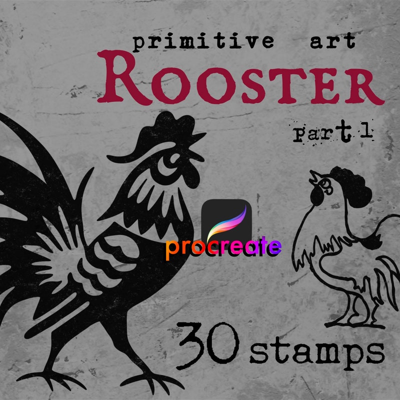 Chicken Stamps - Etsy