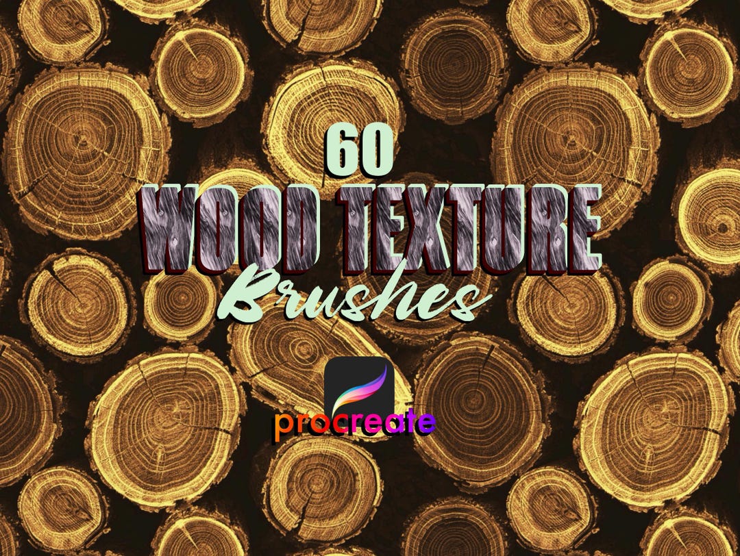 Procreate Wood Texture Brushes. Seamless Wood Texture. - Etsy