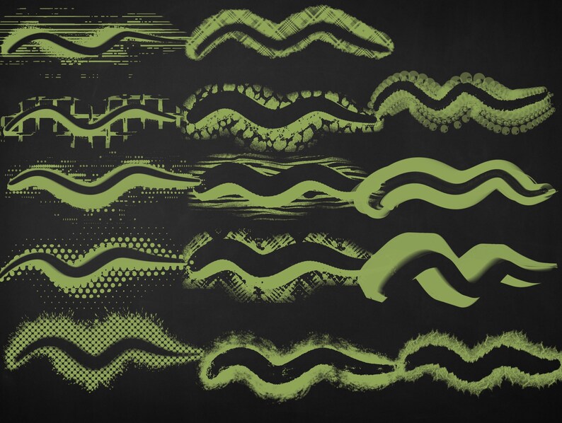 Procreate Outline Brushes. Outline Lettering Brushes. 3D Outline ...