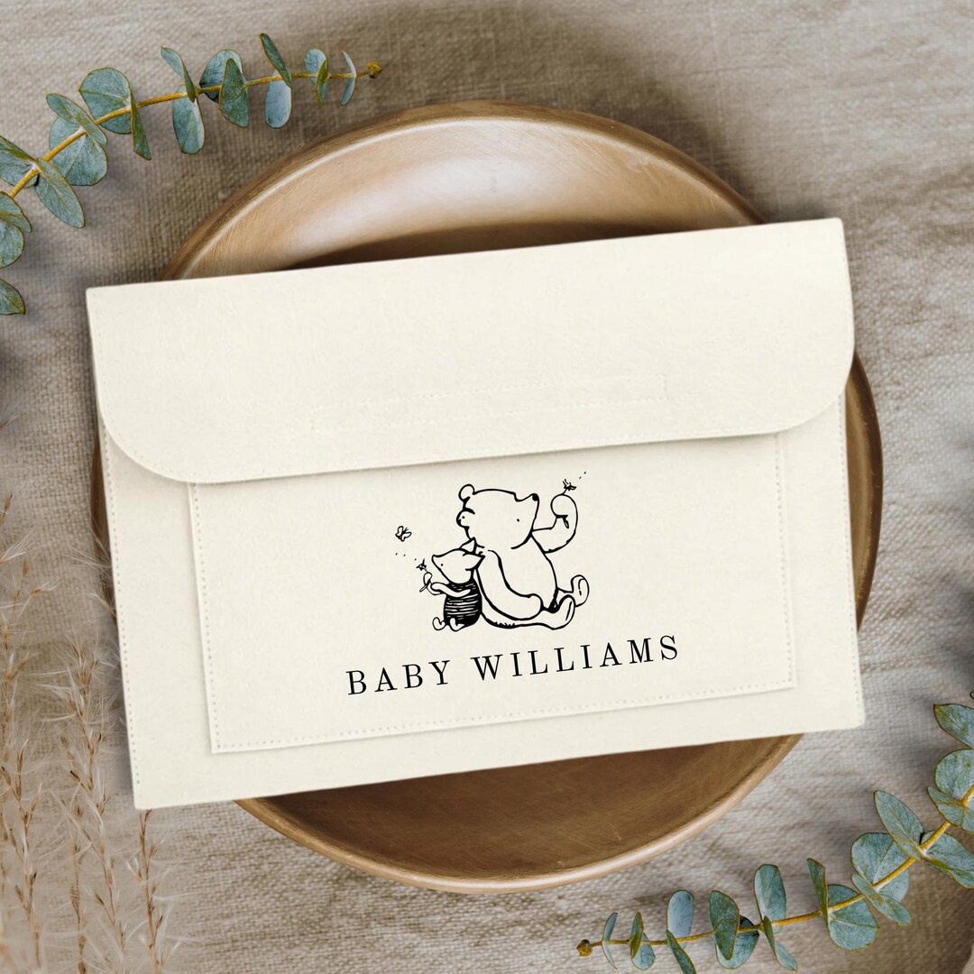Personalised Pregnancy Notes Folder, Maternity Notes, Winnie the Pooh ...