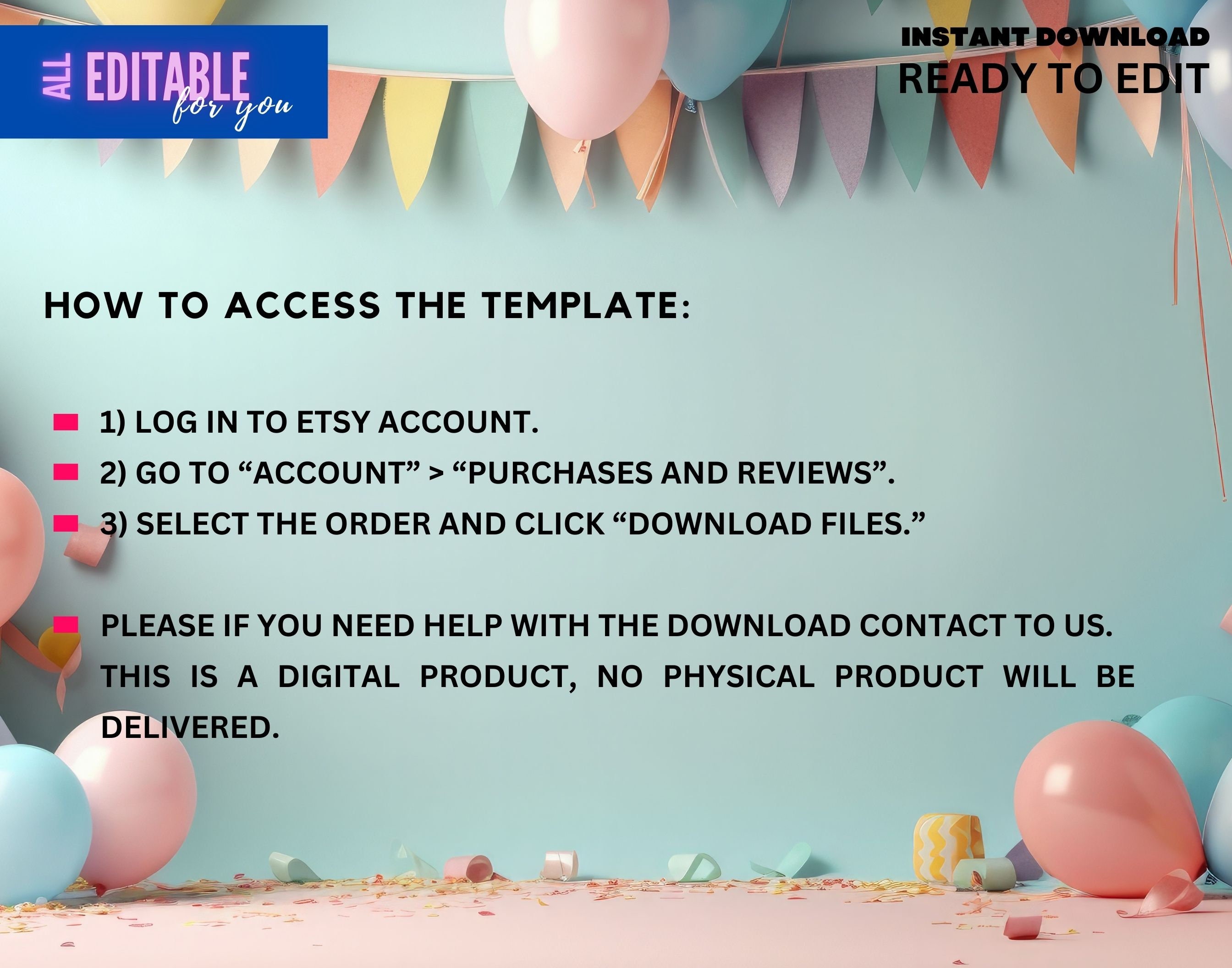 Rise of Red Birthday Party Invitation Editable, Party Editable Invite ...