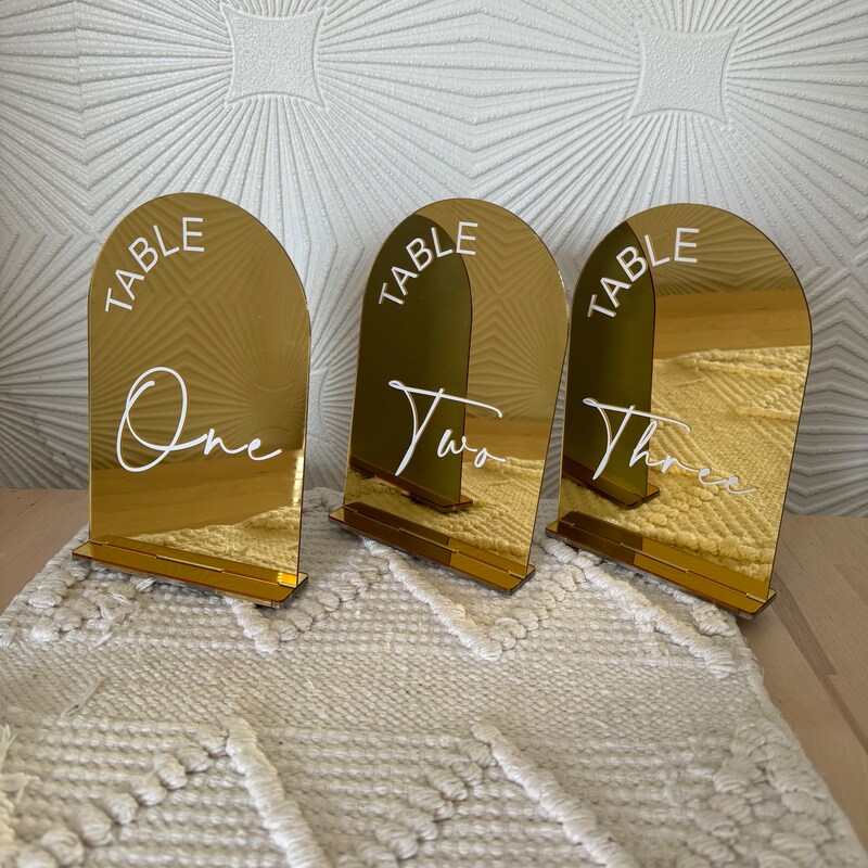 White Table Numbers - Etsy