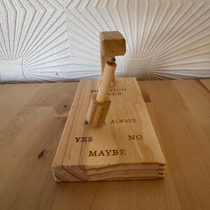 Wooden Decision Maker Spinner Fun Decision-making Tool for Parties ...