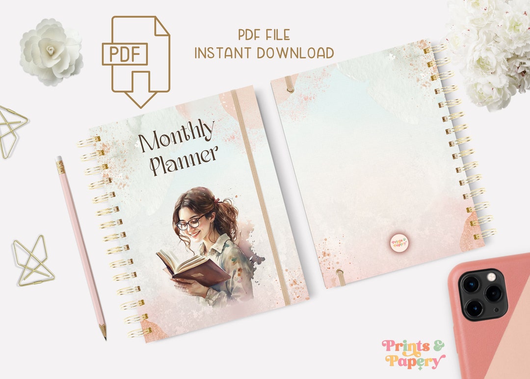 Plan Your Peachy Style: Undated Printable Planner | Peach Fashion - Etsy