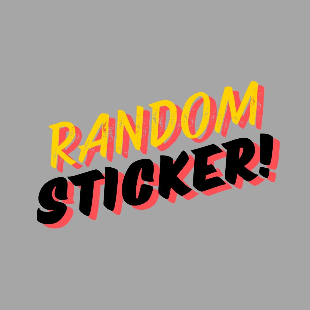 Random Sticker - Etsy