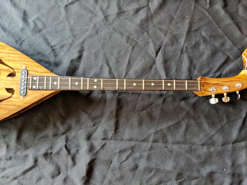 Thai Electric Acoustic Phin 3 Strings 24 Frets Isarn Lao Traditional ...
