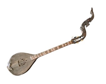 Guitar Thai Isarn Acoustic Phin 3 Strings Isarn Lao Traditional Musical ...