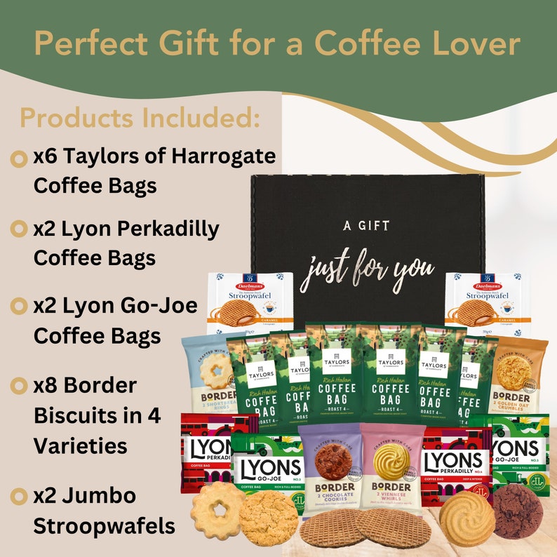 Coffee Gift Set - Taylors Coffee Bags X6, Lyons Coffee Bags X4 ...