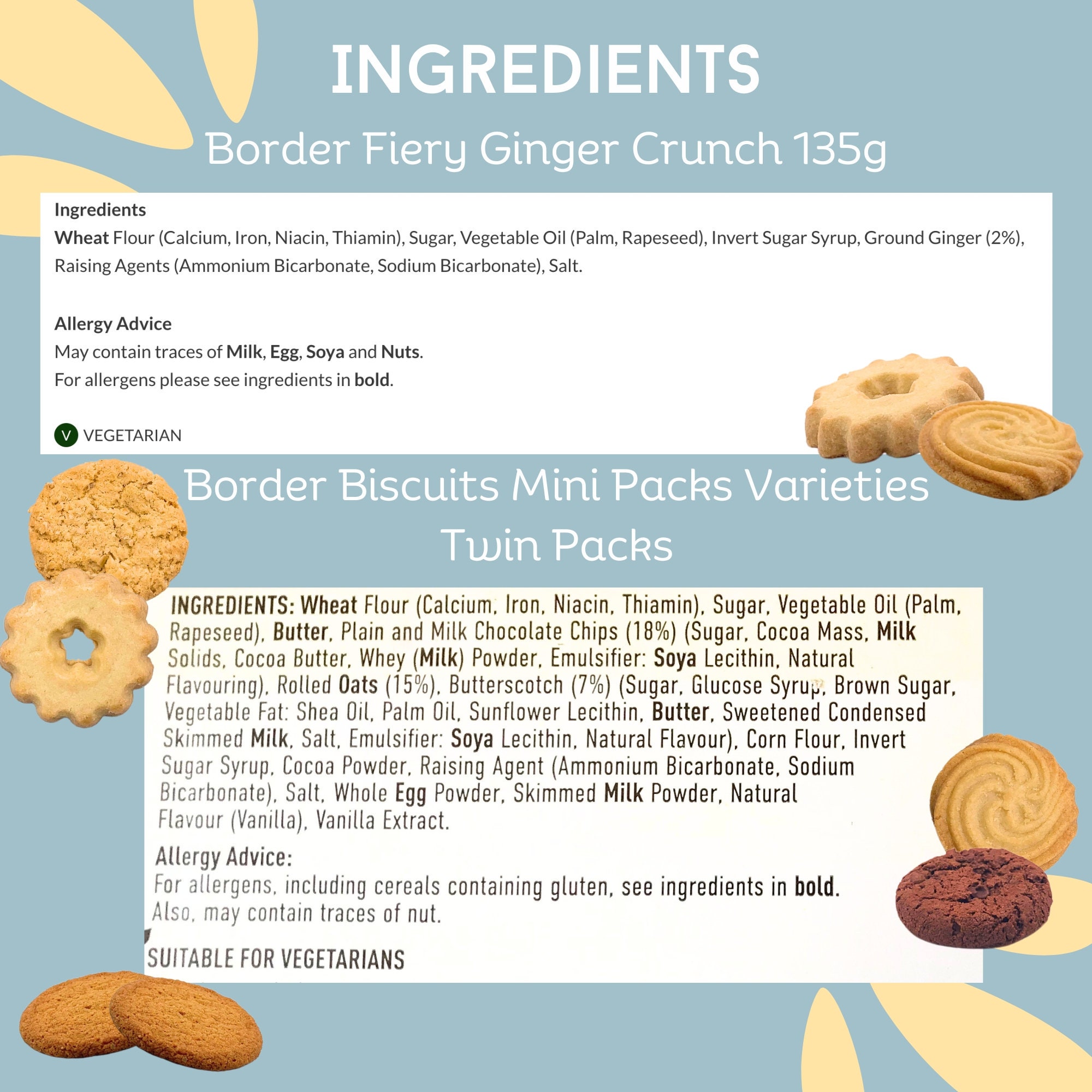 Border Biscuits Gift Set Biscuit Hamper (36 Biscuits) - X12 Border ...