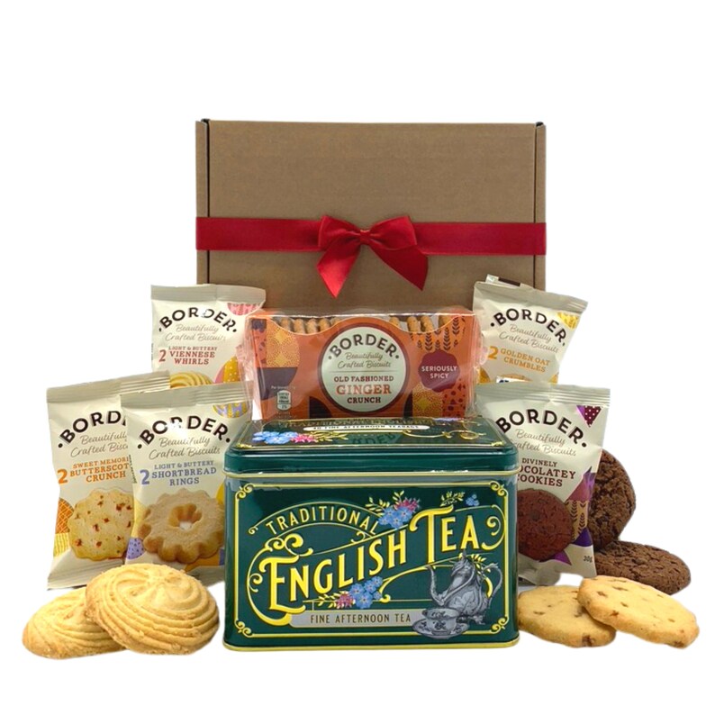 Border Biscuits Gift Set Afternoon Tea Hamper Border Ginger Crunch ...
