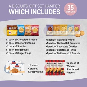 Biscuits Gift Set Biscuit Selection - Individually Wrapped Biscuits (35 ...