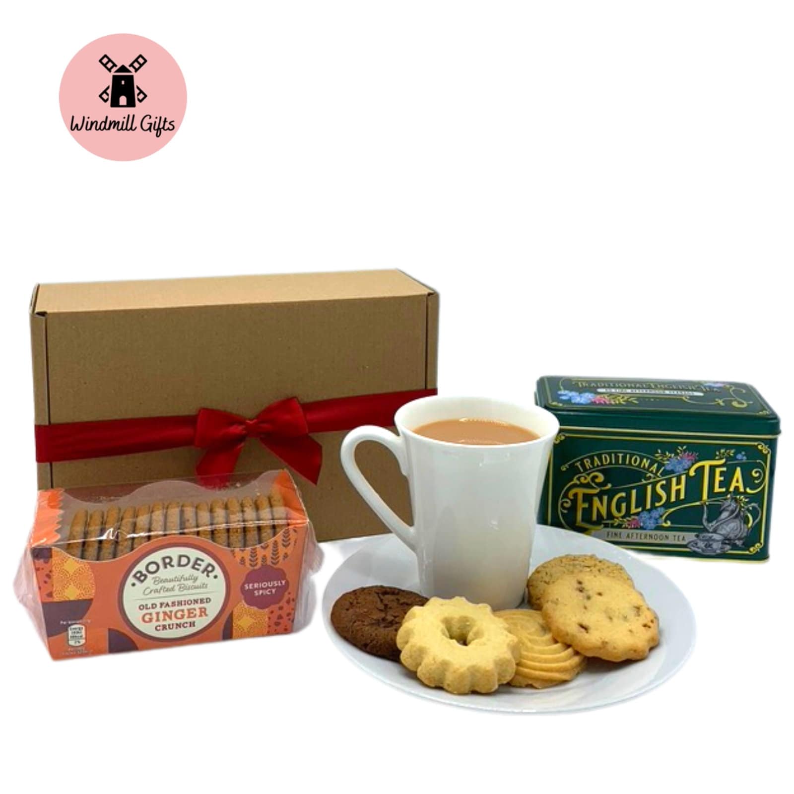 Border Biscuits Gift Set Afternoon Tea Hamper Border Ginger Crunch ...