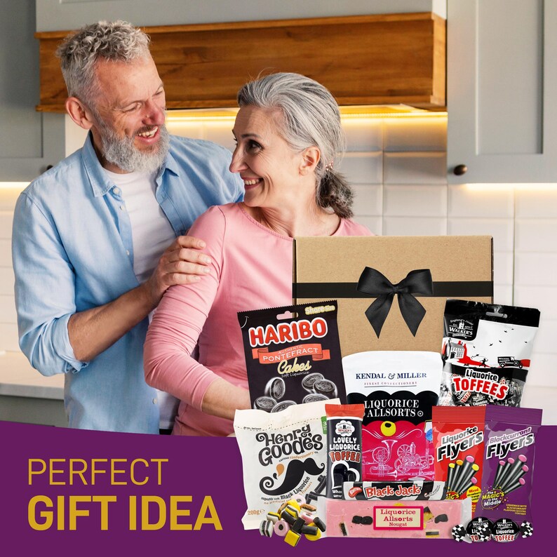 Liquorice Gift Set With Allsorts, Flyers, Pontefract Cakes, Liquorice ...