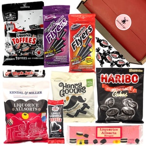 Liquorice Gift Set With Allsorts, Flyers, Pontefract Cakes, Liquorice ...