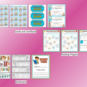 Library Dramatic Pretend Play Printables, Kids Crafts, Instant Download ...