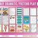 Library Dramatic Pretend Play Printables, Kids Crafts, Instant Download ...