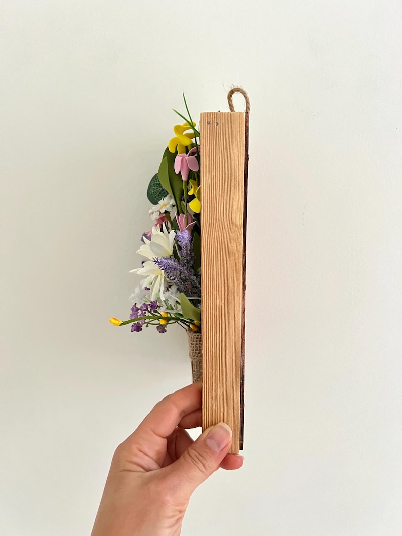 Daisy Meadow Wooden Flower Frame, Cottagecore Wall Decor, Farmhouse ...