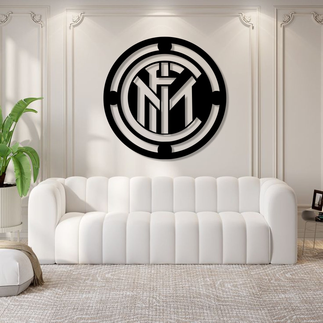 Metal Wall Art, Football Metal Wall Decoration, Football Club Logo ...
