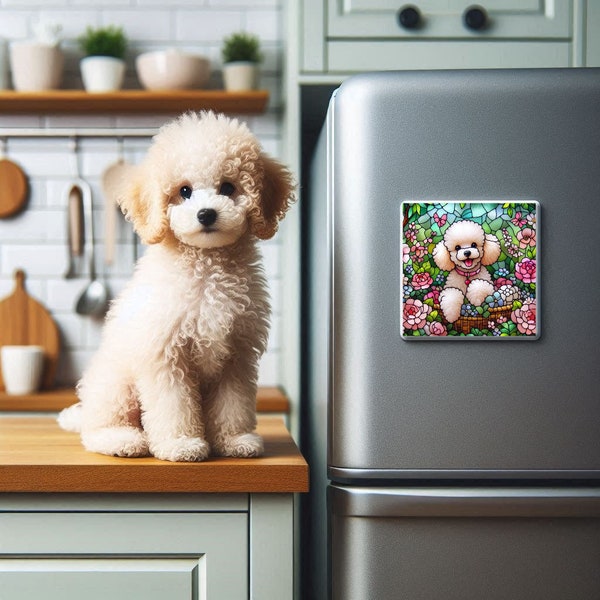 Poodle Magnet - Etsy