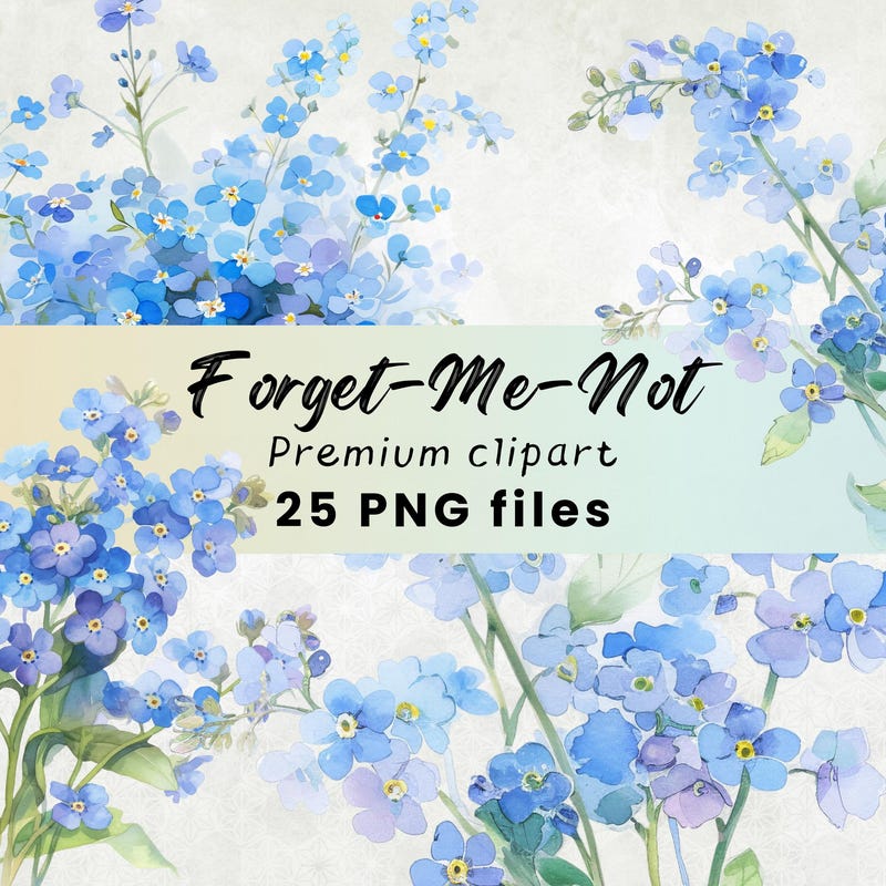 Forget Me Not Paper - Etsy