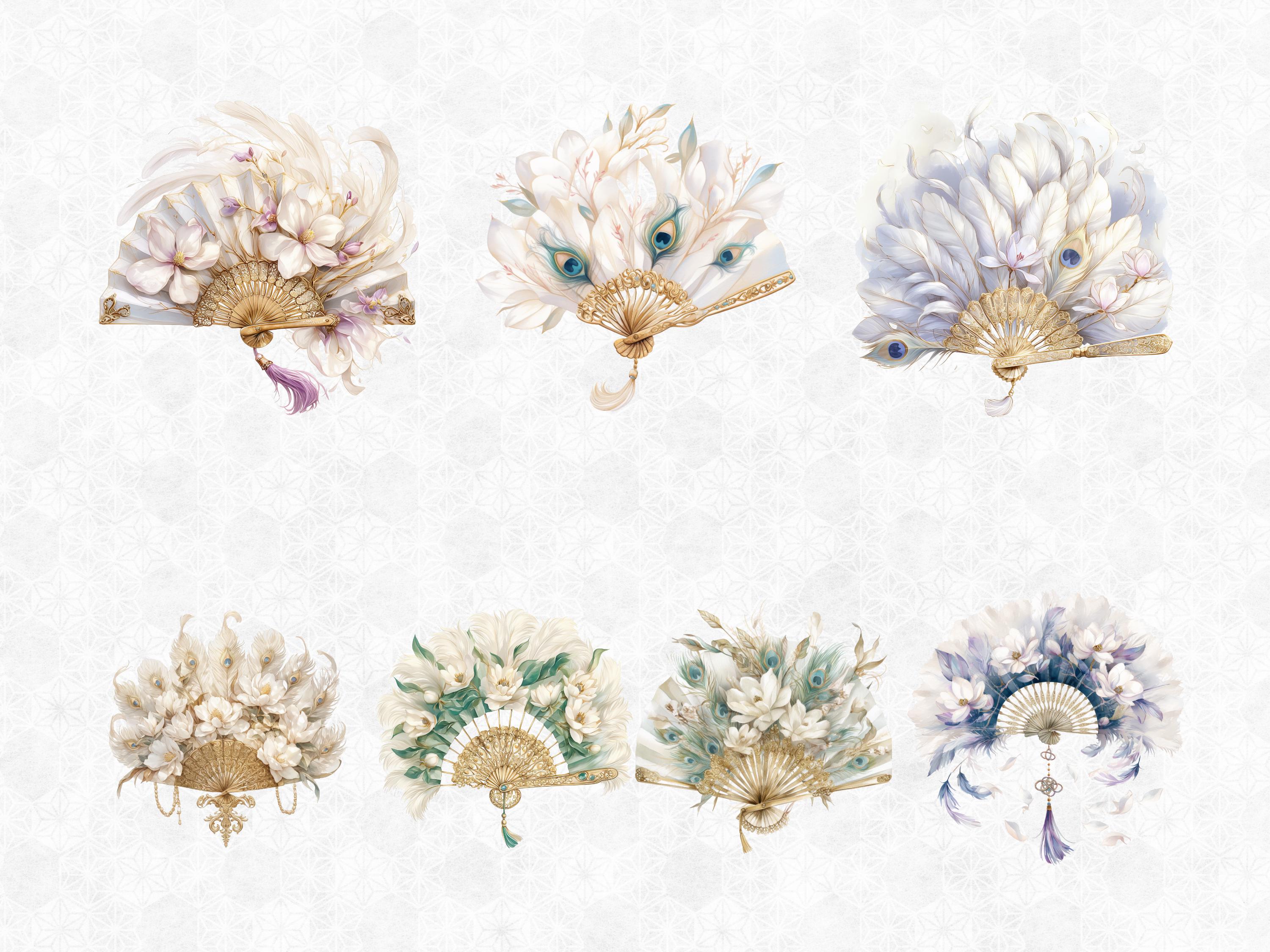 Watercolor Peacock Feather Clipart, Peacock PNG, Hand Fan Clipart ...