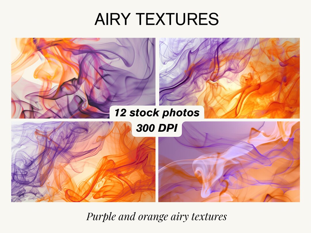 AIRY TEXTURE Coloured Digital Texture Air Photo Bundle - Etsy