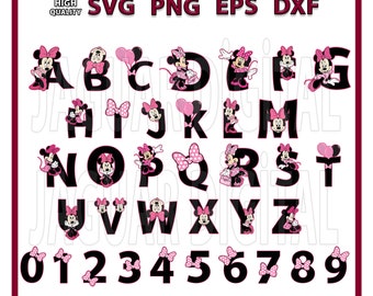 Mouse Alphabet SVG, Mouse Font SVG, Letters SVG, Customize Gift Svg ...