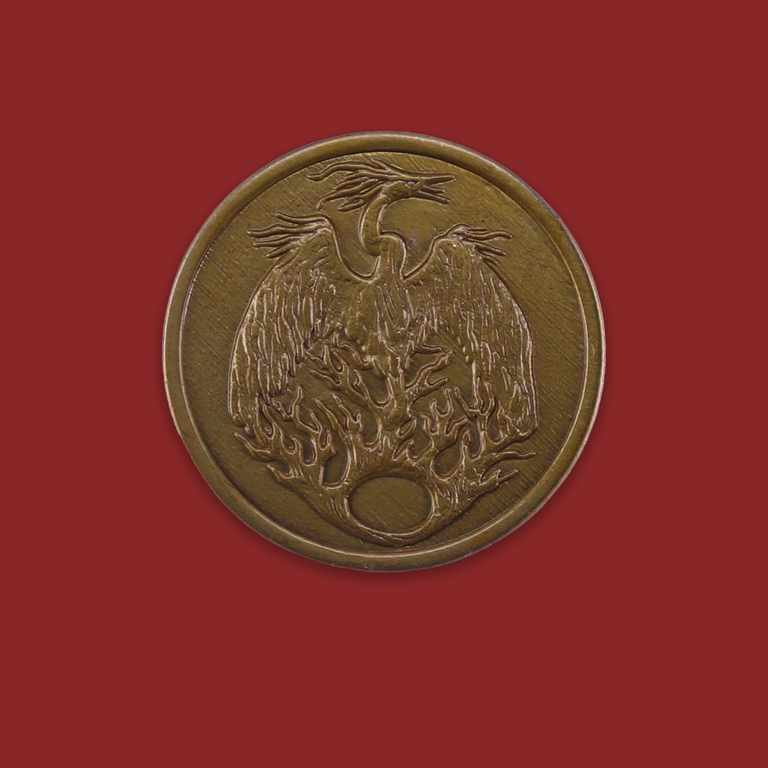 Flame Phoenix Pin, Holy Phoenix Bird Brooch - Etsy