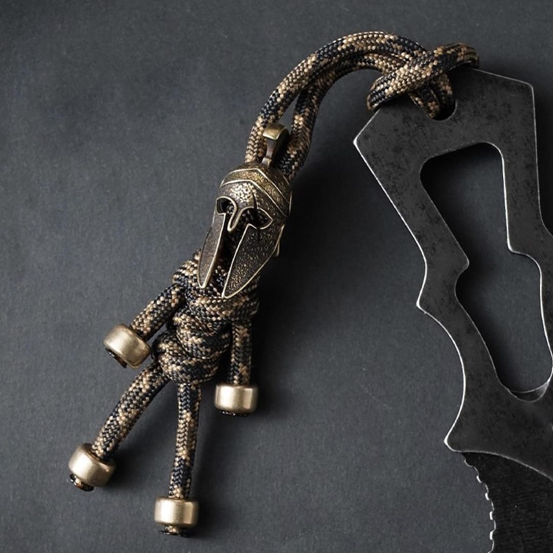 Spartan Paracord Soldier,paratrooper Keyring, Paracord Soldier Keychain ...