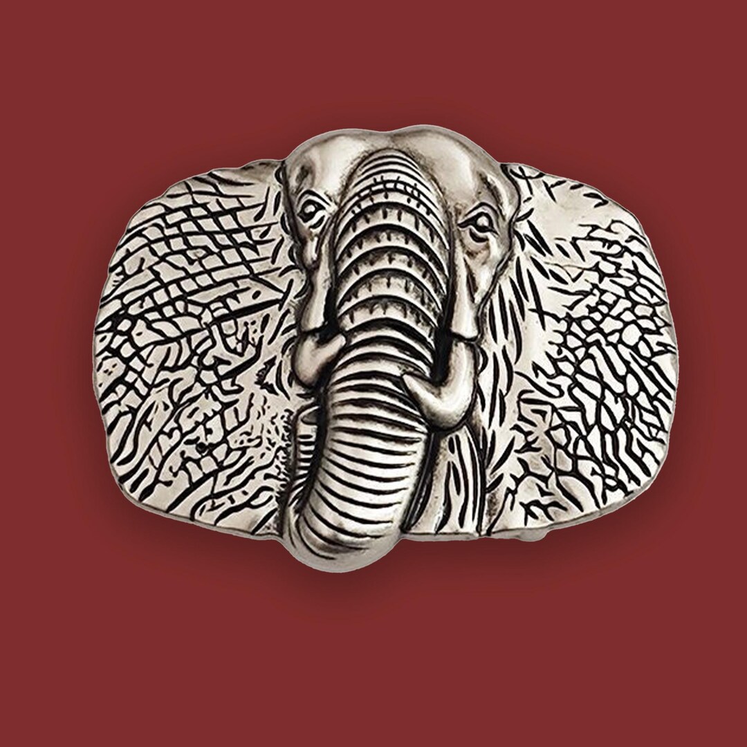 Elephant Belt Buckle, Wild Animal Belt Buckle, Animal Fans Gift - Etsy