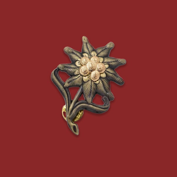 Edelweiss Brooch - Etsy