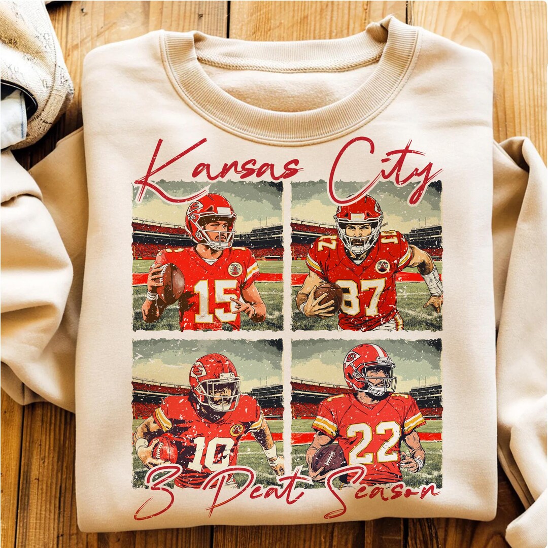 Kansas City Three Peat, KC Football, Kansas City Png - Etsy