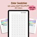 Color Swatch Chart,blank Color Chart, Printable Color Swatch Template ...