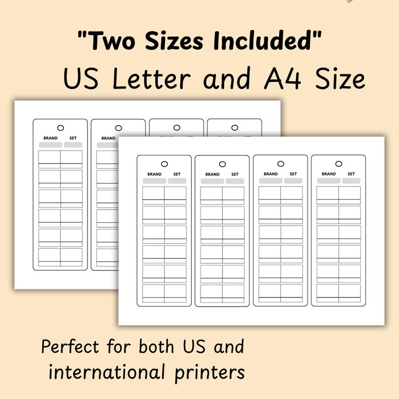 Color Swatch Cards: 2-tone Marker Chart, Coloring Practice (instant ...