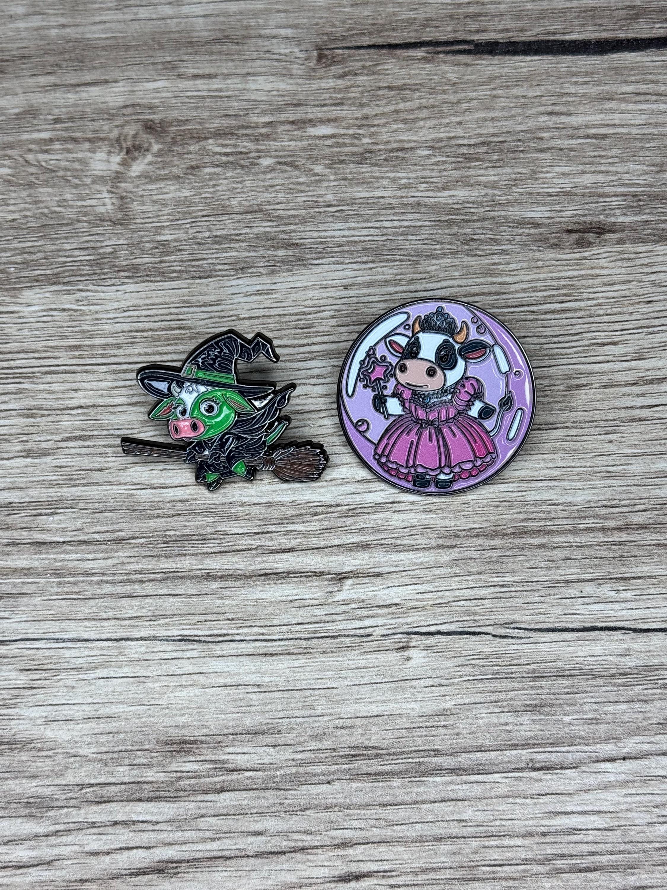 Wicked Cow - Glinda Inspired Pin Badge - Etsy