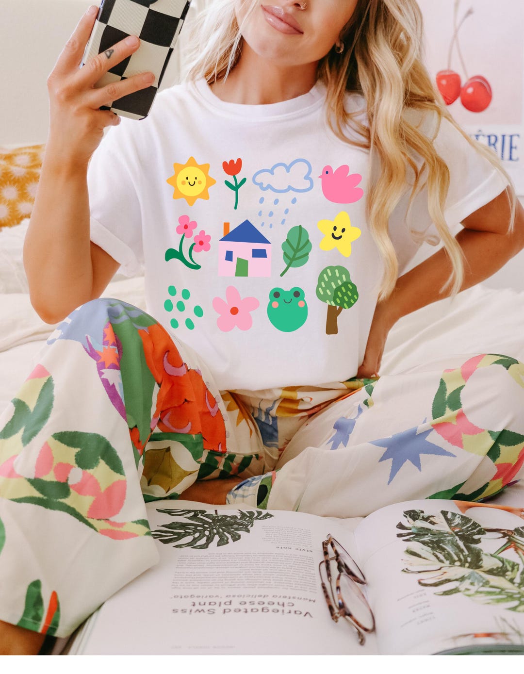 Kidcore Shirt Agere Clowncore Aesthetic Whimsical Cottagecore Clothes ...