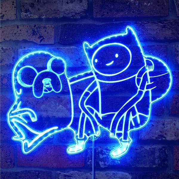 Adventure Time Neon Light - Etsy